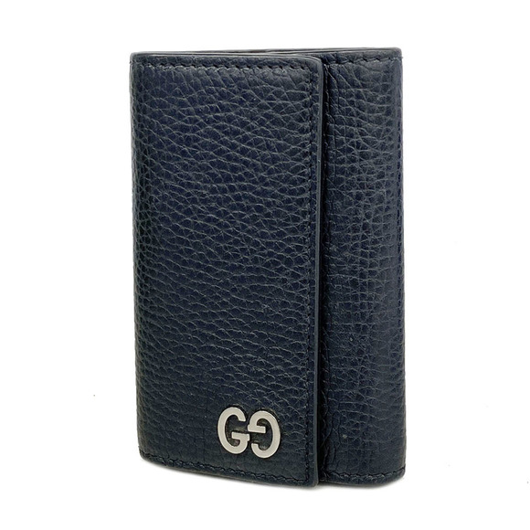 Gucci | Accessories | Gucci Key Case 473924 Leather Black Mens | Poshmark